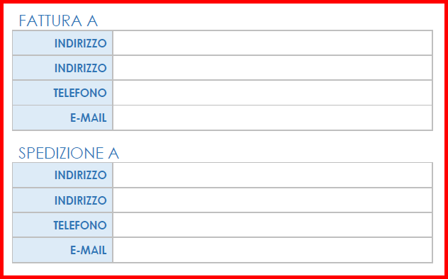 Modelli, moduli e lettere gratuiti di ordini di acquisto in MS Word