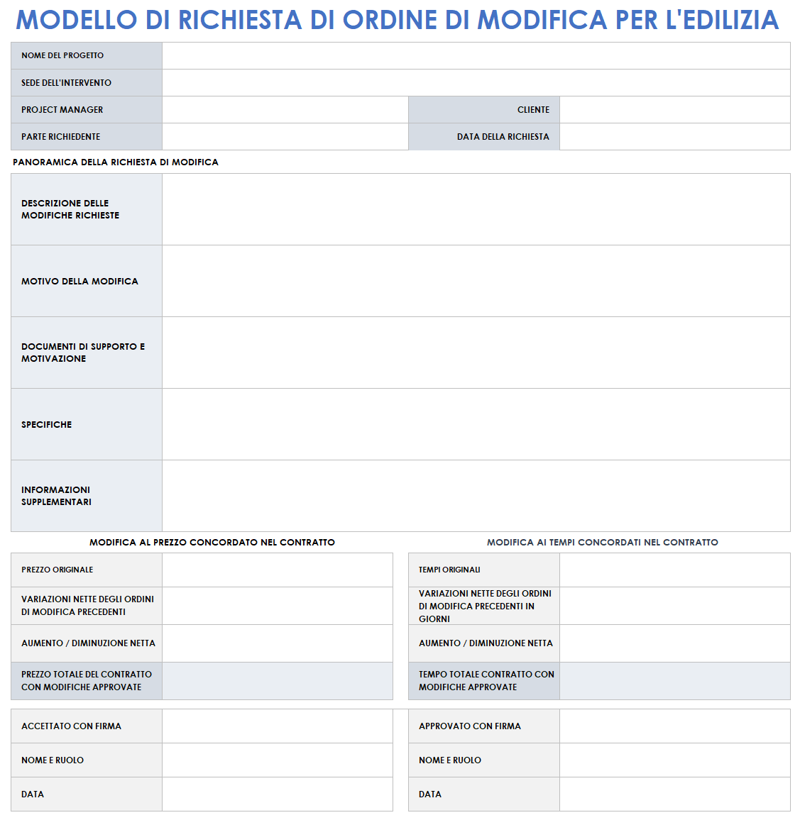 Modelli e moduli di ordini di lavoro edilizi gratuiti | Smartsheet