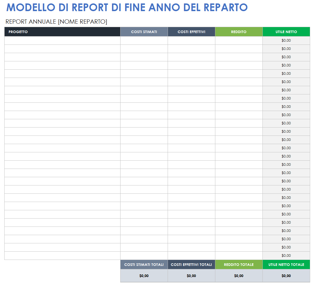 Modelli di report di fine anno gratuiti | Smartsheet