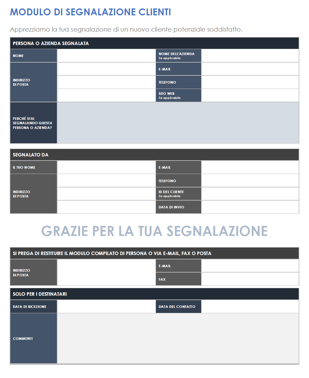 10 modelli di segnalazione gratuiti | Smartsheet