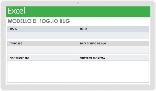 Modelli e moduli gratuiti di report dei bug | Smartsheet