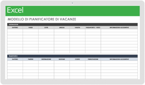 Modelli di itinerario gratuiti | Smartsheet