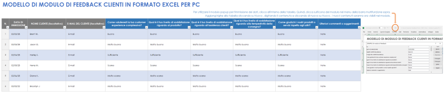 Modelli di moduli di Excel gratuiti: moduli compilabili di tutti i tipi | Smartsheet