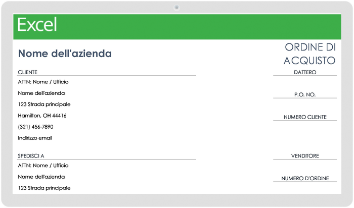 Modelli gratuiti di ordini d'acquisto | Smartsheet