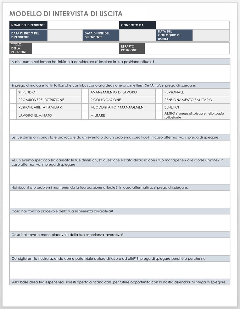 Modelli gratuiti di colloquio e scorecard | Smartsheet