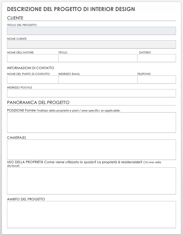 Scrivere una descrizione del progetto con esempi | Smartsheet
