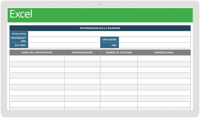 Fogli di calcolo e modelli presenze gratuiti | Smartsheet
