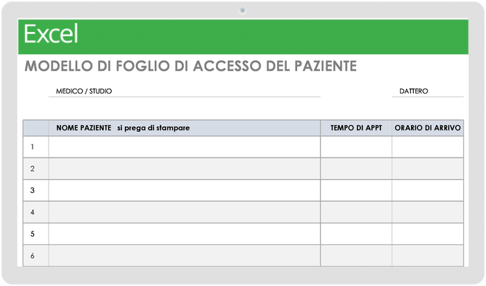Modelli gratuiti di moduli per uso medico | Smartsheet