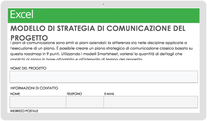 Modelli gratuiti per la comunicazione relativa al progetto | Smartsheet