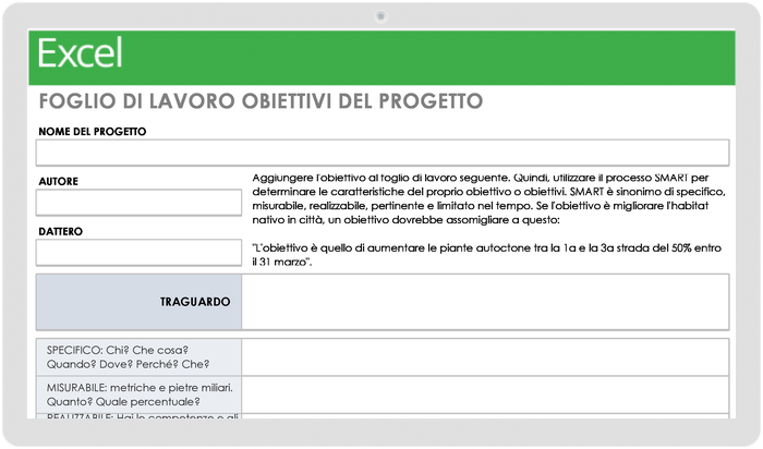 Come scrivere gli obiettivi di progetto S.M.A.R.T. Smartsheet