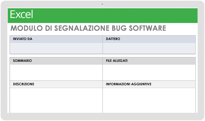Modelli e moduli gratuiti di report dei bug | Smartsheet